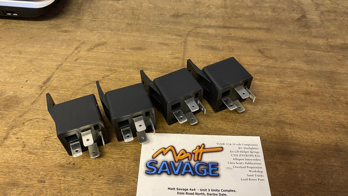 4 x 40 Amp Relay 12 Volt w Molded Mounting Tab 40A 12 Volts – VIAIR UK ...